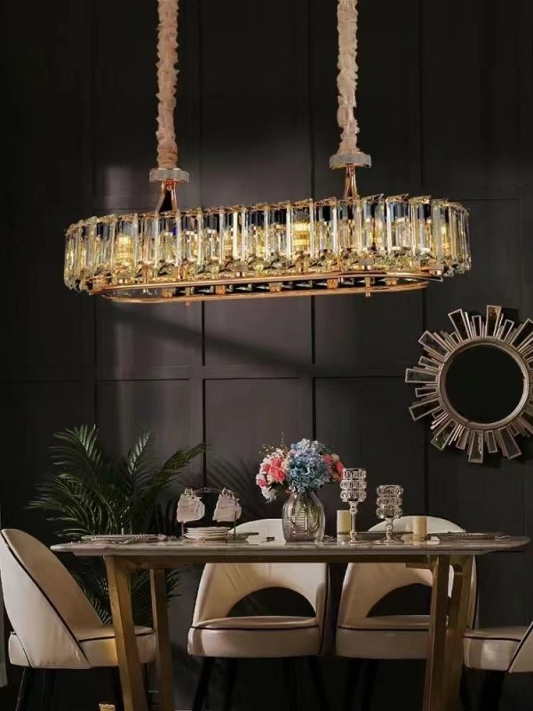 Decorative Modern Dining Ceiling Pedant Light Rectangular Square Glass ...